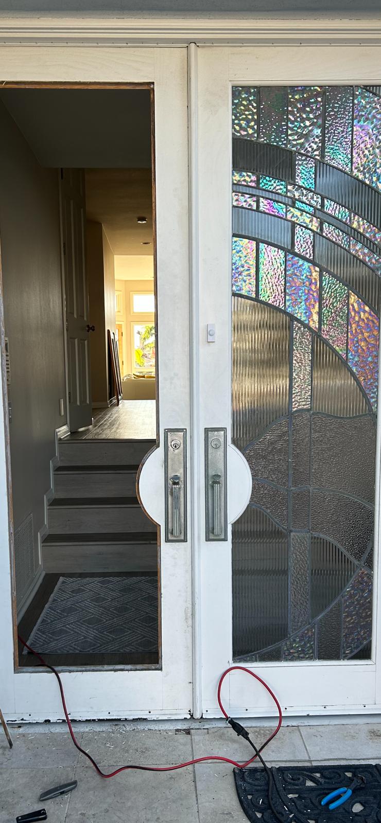 Before and After Stained Glass Comparison | Masterpiece