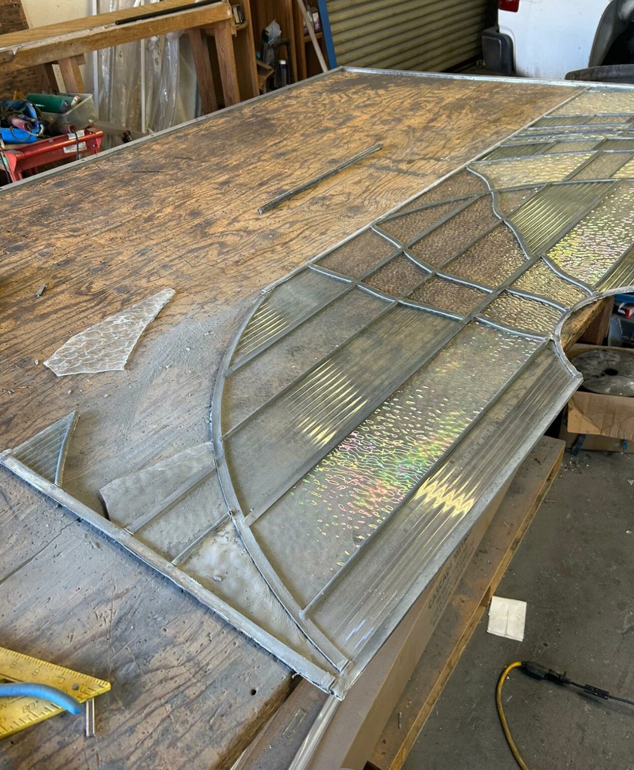 Before and After Stained Glass Comparison | Masterpiece