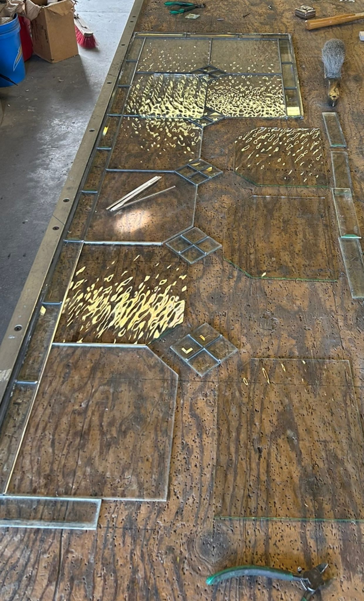 Before and After Stained Glass Comparison | Masterpiece