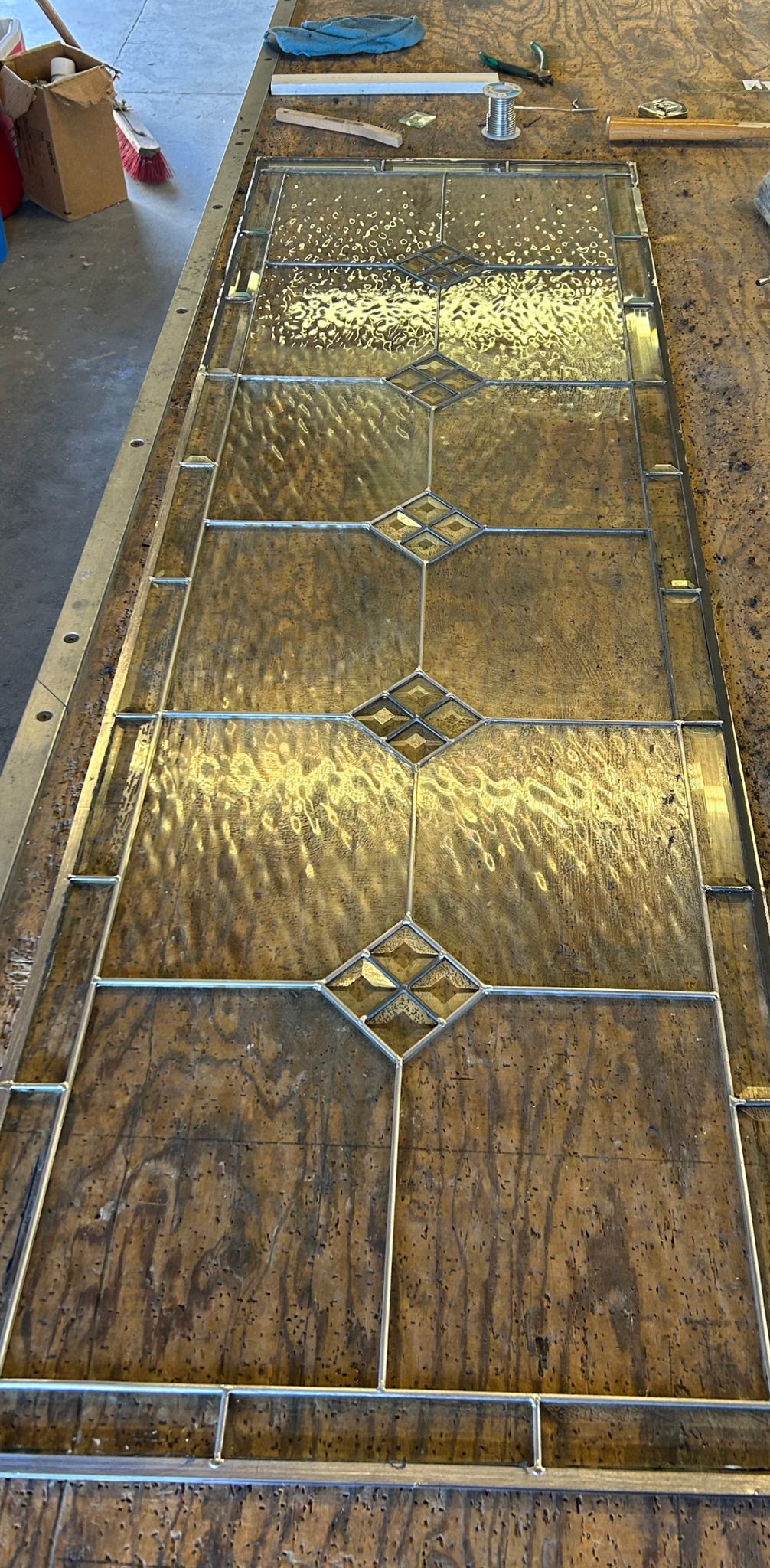 Before and After Stained Glass Comparison | Masterpiece