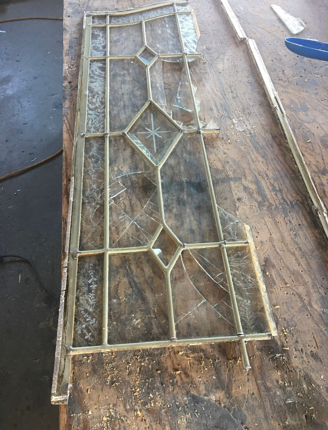 Before and After Stained Glass Comparison | Masterpiece